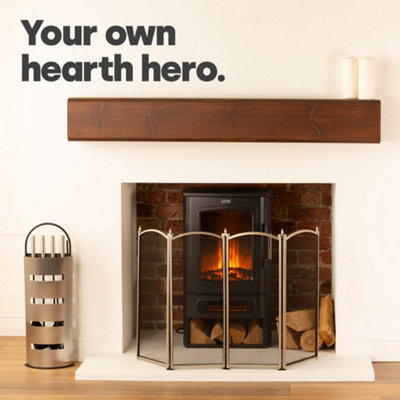 4-PANEL NICKEL COATED FIREGUARD