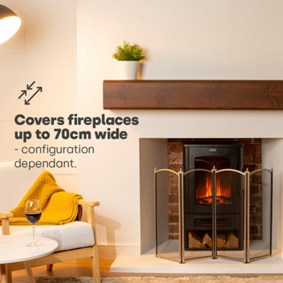 4-PANEL NICKEL COATED FIREGUARD