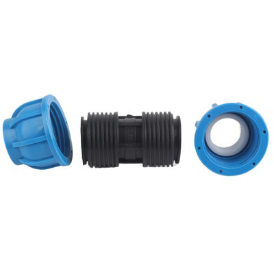 4 Pcs 32mm PE Plastic Straight Connector for Water Pipe Adapter Fitting ...