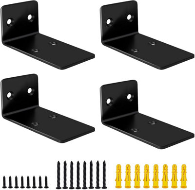 4 PCS Shelf Brackets Heavy Duty 4 Inch Shelving Bracket for Scaffold ...