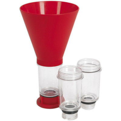 4 Piece Engine Oil Funnel - Hands Free - Fastens & Seals - Engine ...