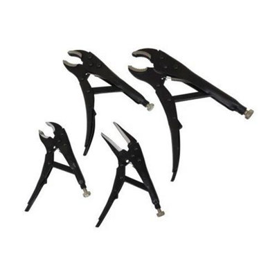 4 Piece Heavy Duty Drop Forged Locking Pliers Set