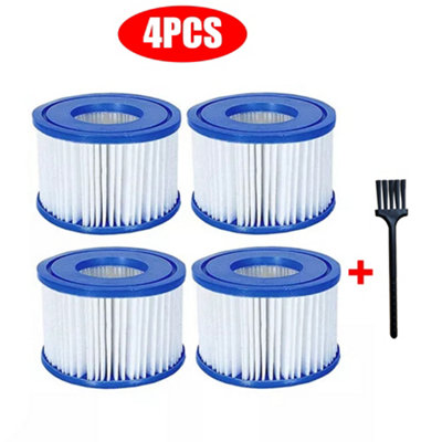 4 Piece Hot Tub Filters For Bestway Lay Z Spa VI Vegas Miami Monaco ...