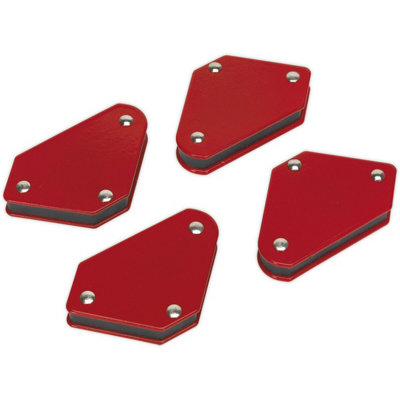 4 Piece Magnetic Quick Clamp Set - Welder & Fabricator Magnets - Angled ...