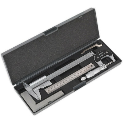 4 Piece Measuring Tool Set - Precision Measuring Instrument Kit ...