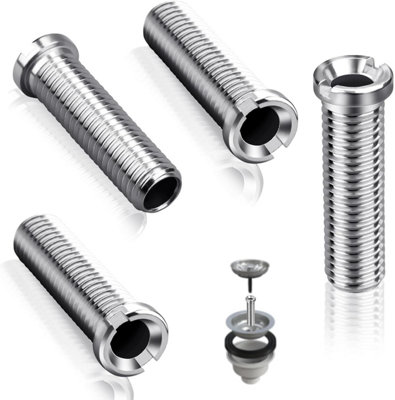 4 Pieces Hollow Screw Sink 45mm Hollow Screw Stainless Steel Drain ...