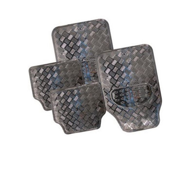 4 Pieces Universal Heavy Duty Rubber Car Mat Non-Slip Deep Dish For ...