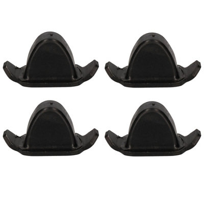 4 Rubber Bump Stop Single Twin Parabolic Leaf Springs for Ifor Williams ...