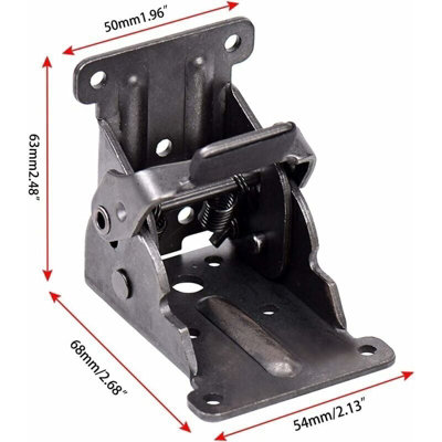 4 selflocking hinges folding support brackets and gussets for folding ...