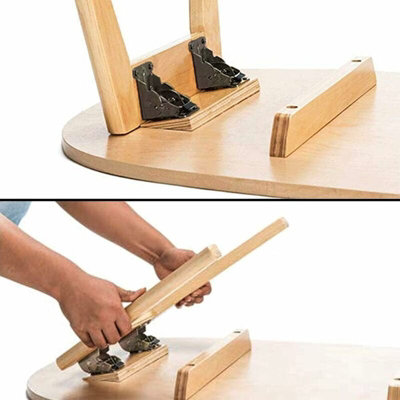 4 selflocking hinges folding support brackets and gussets for folding ...