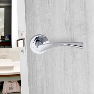 4 Set Astrid Internal Door Handles Set Ball Bearing Hinges and Latches ...