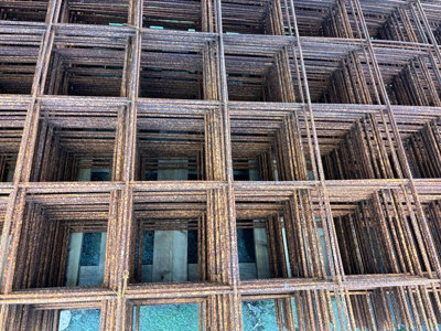 4 Sheet - A252 Concrete Reinforcement Mesh Kit Supplied With Wire Ties ...