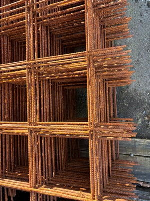 4 Sheets- A393 Concrete Reinforcement Mesh Kit Supplied With Wire Ties ...