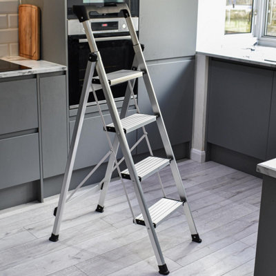 4 Step Home Master Compact Aluminium Step Ladder