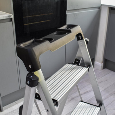 4 Step Home Master Compact Aluminium Step Ladder