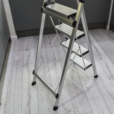 4 Step Home Master Compact Aluminium Step Ladder