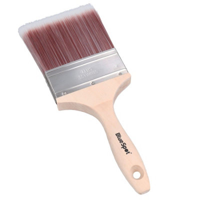 4" Synthetic Paint Brush Painting + Decorating Brushes With Wooden ...