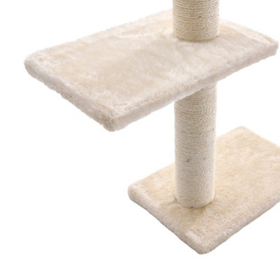 4 Tier Cat Tower Floor to Ceiling Cat Tree Climbing Tree Tall Kitty ...
