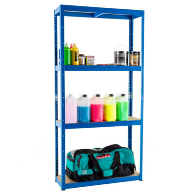 4 Tier Everyday Storage Shelving 1800h x 900w x 300d mm 275kg | DIY at B&Q