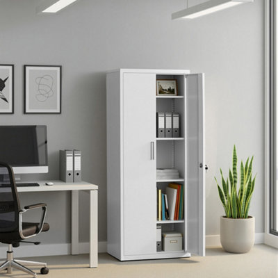 4-Tier Filing Cabinet, Multi-Purpose Cabinet, Steel Storage Cabinet ...
