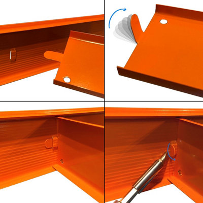 4 Tier Heavy Duty Storage Racking 1800h x 1800w x 450d mm 300kg