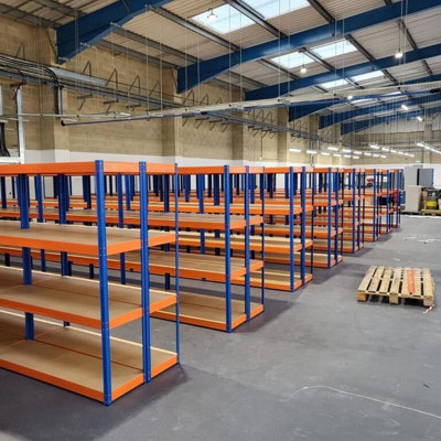 4 Tier Heavy Duty Storage Racking 1800h x 1800w x 450d mm 300kg