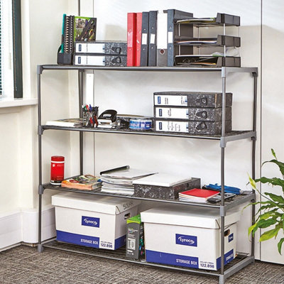 4 Tier Metal GroZone Shelving - Perfect for Greenhouses, Grow Houses ...