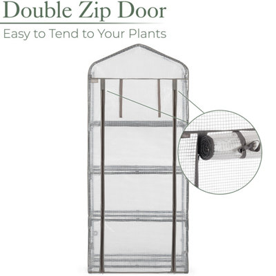 4 Tier Mini Greenhouse Replacement Cover Grow House Protector - Mesh ...