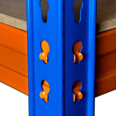 4 Tier ULTRA HEAVY DUTY Storage Racking 1800h x 1500w x 600d mm 350kg
