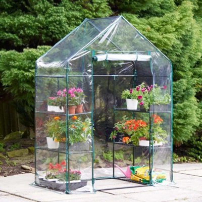4 Tier Walk in Garden Greenhouse