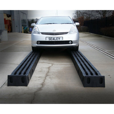 4 Tonne Modular Pit Ramp Kit - 350mm Wide Ramps - Mechanics Under ...