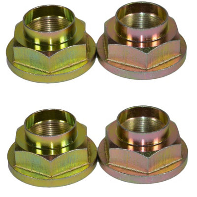 4 Trailer Hub Axle Nuts M30 30mm Flange Nut One Shot for Ifor Williams ...