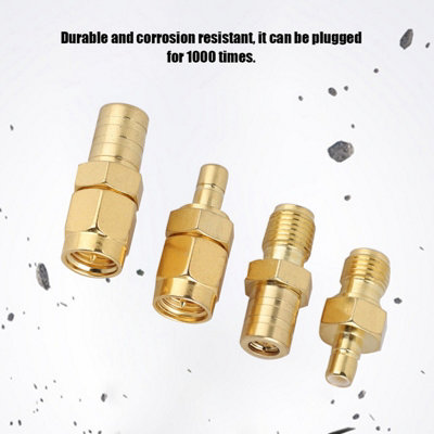 4 Types of RF Adapters:SMA to SMB Connectors for DAB Car Radio Antennas