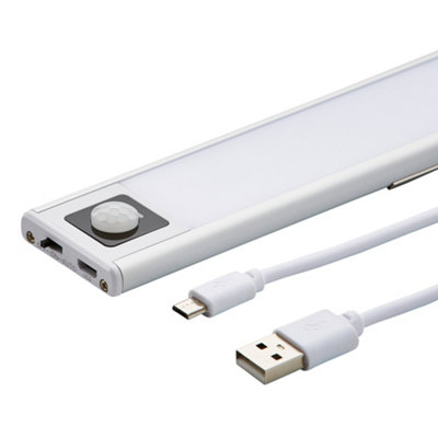 4 Watt 86.4cm Cool White LED Rechargeable Under Cabinet Magnetic Light ...