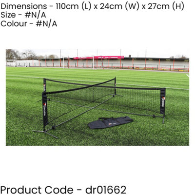 4 Way Football Tenning Training Net - Garden Pitch Mini Game Skill ...