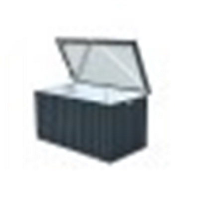 4 x 2 Metal Garden Storage Box - Anthracite Grey (4ft x 2ft / 4' x 2 ...