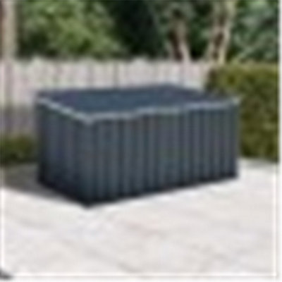 4 x 2 Metal Garden Storage Box - Anthracite Grey (4ft x 2ft / 4' x 2 ...
