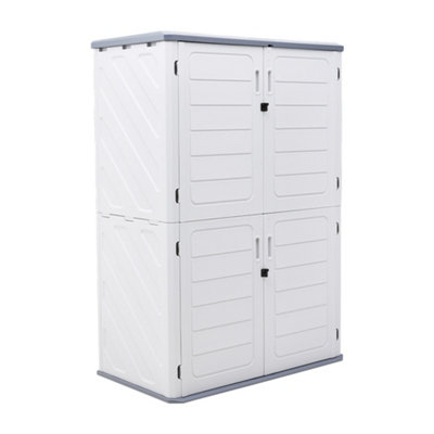 4 x 2ft Outdoor Resin Large Storage Shed Garden Storage Tool Shed ...