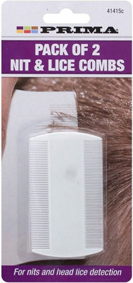 4 X 2Pc Nits And Lice Detection Comb Hair Dirt Removal Dual Side Comb