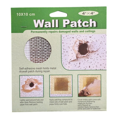 4" x 4" Self-Adhesive Drywall Repair Patch
