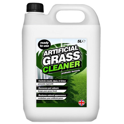 4 x 5 Litre Ready To Use Artificial Grass Cleaner Designed To Control ...