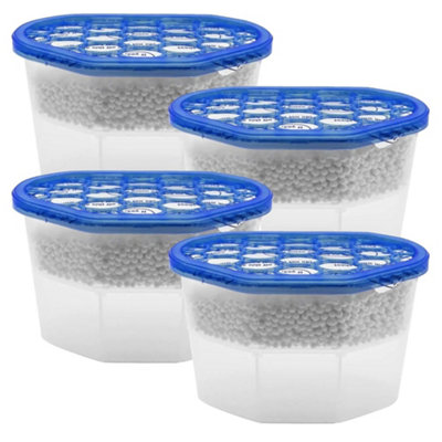 4 x 500ml Interior Dehumidifiers Prevents Condensation Remover Helps ...