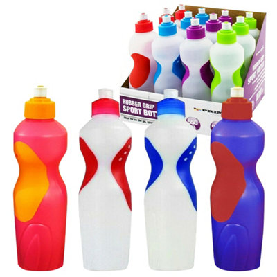 4 X 550Ml Prima Sports Water Bottle Gym Drinks School Home Office ...
