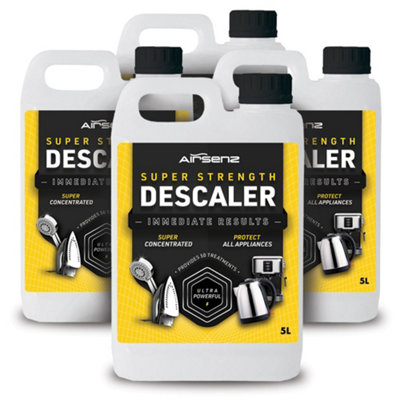 4 x 5L Airsenz Super Strength Descaler - Use on Kettles, Irons, Coffee ...
