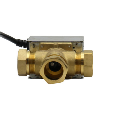 4 x Banico ZVM Range 28mm 3 Port Mid-Position Motorised Valve for ...