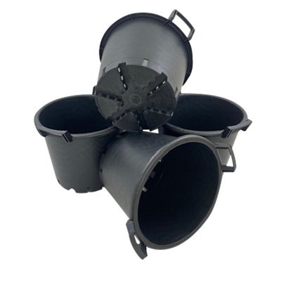 4 x Heavy Duty 30L Large Garden Plant Pots Potato Containers Buckets ...