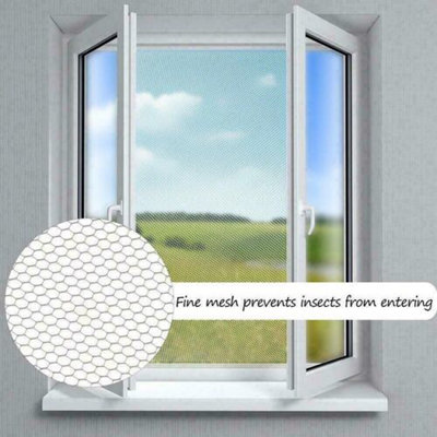 4 X Large Window Screen Mesh Net Fly Insect Bug Mosquito Moth Door Netting