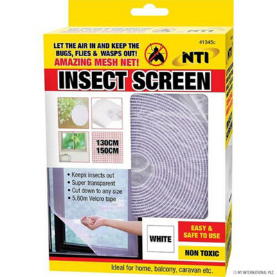 4 X Large Window Screen Mesh Net Fly Insect Bug Mosquito Moth Door Netting
