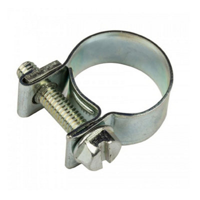 4 x Mini Hose Clamps Stainless Steel Clips for Air Fuel Water Coolant ...
