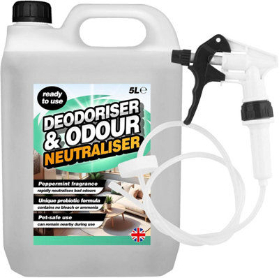 4 x Ready To Use 5L Deodoriser & Odour Neutraliser Unique Probiotic ...
